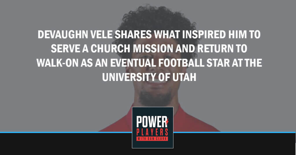 Devaughn Vele Shares What Inspired Him To Serve A Church Mission And ...